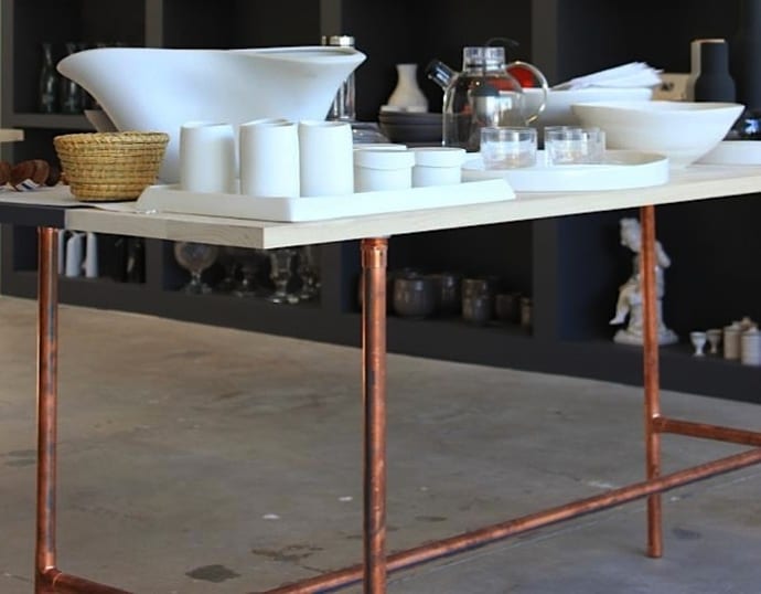 How to DIY Black or Copper Pipe Housewares - Improvised Life