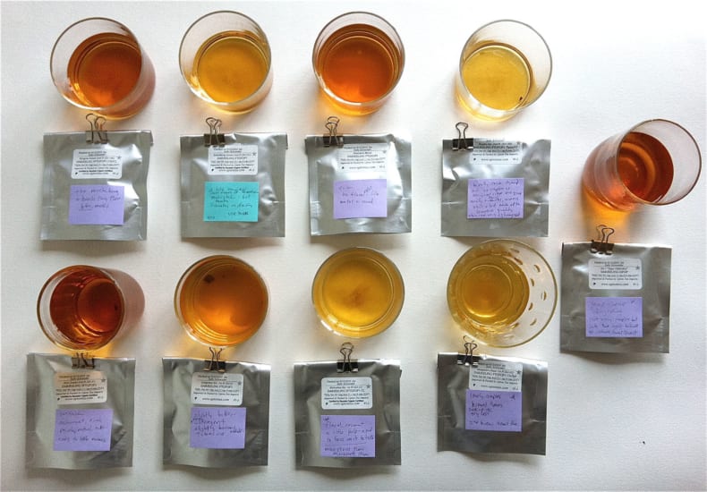 how to stage a tasting: tea, chocolate, wine, anything - Improvised Life