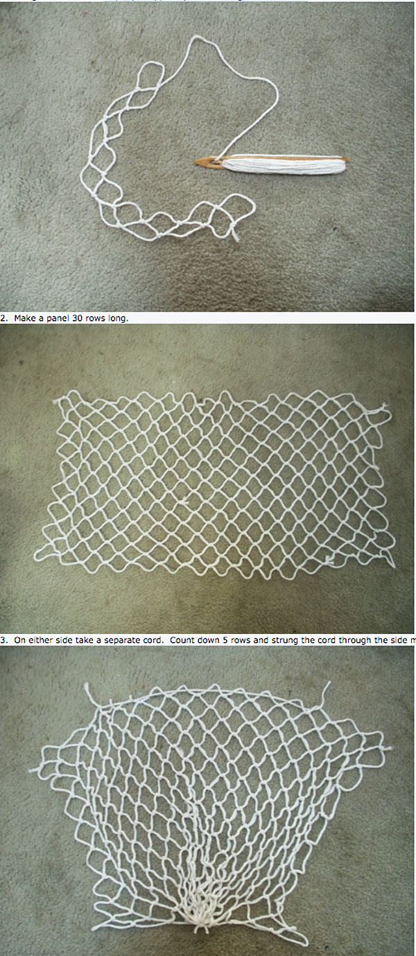 A Net Bag Becomes a Scarf and Necklace + DIY - Improvised Life