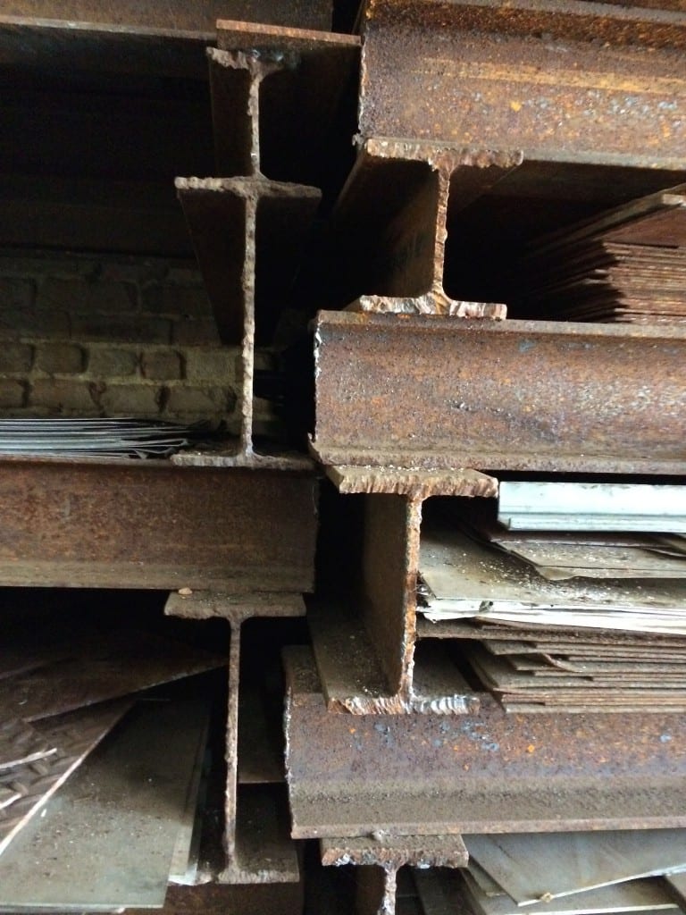 I-Beam Shelving and Side Tables - Improvised Life