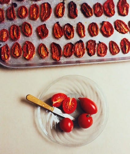Oven Dried Tomato Candy - Improvised Life