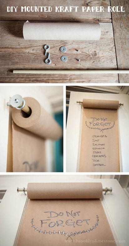 Hanging Paper Roll DIYs - Improvised Life