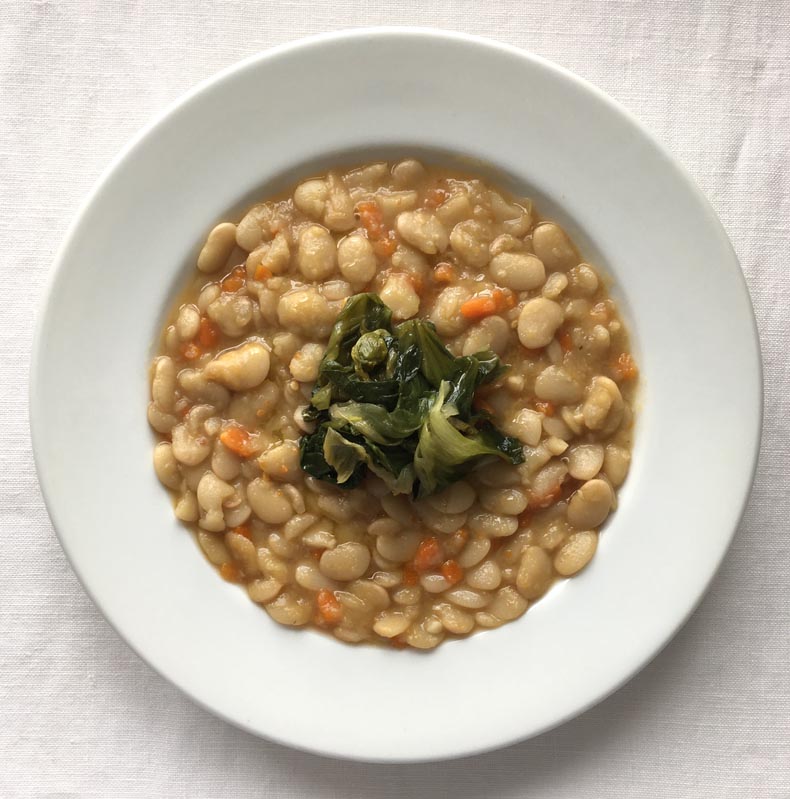 Rustic Bean Ragout with Many Embellishments - Improvised Life