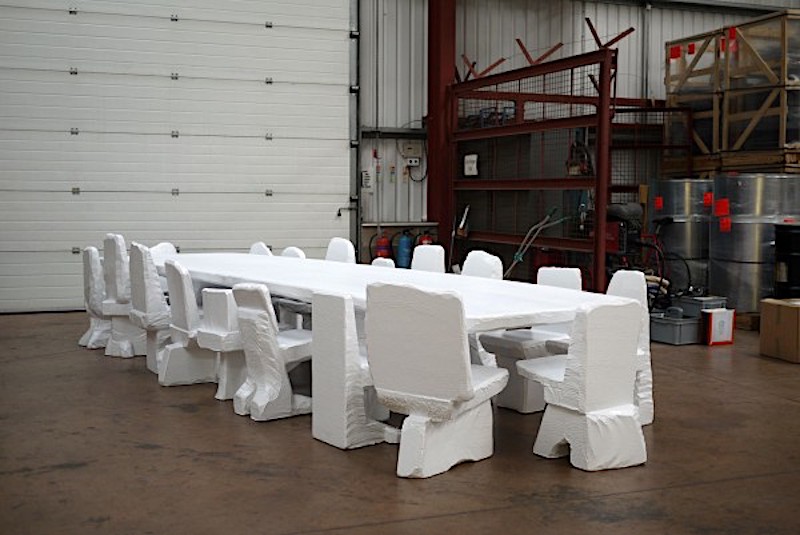 Max Lamb table and chairs - Improvised Life